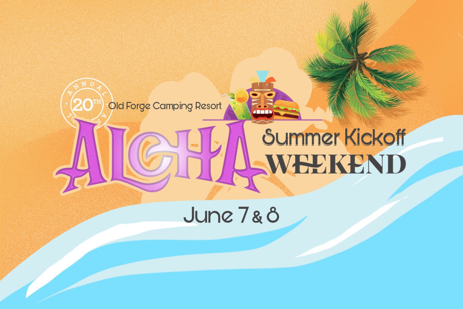20th Annual Aloha Summer Kick-Off at Old Forge Camping Resort - Old Forge Camping