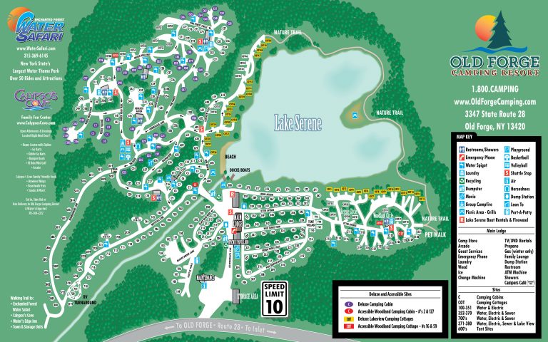 Property Map - Old Forge Camping